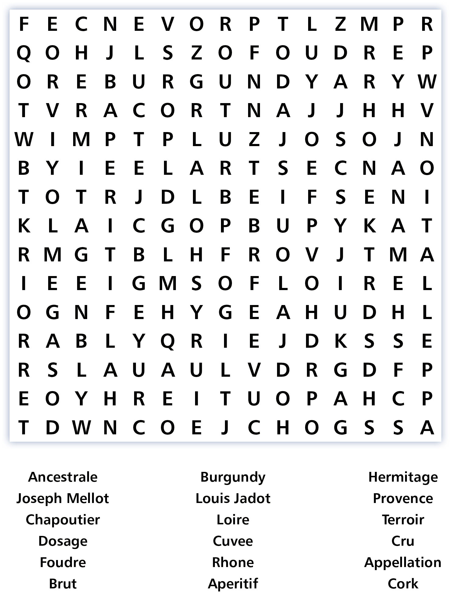 Word Search - Hatch Mansfield